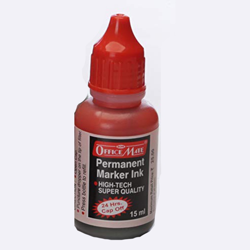 Office mate Permanent Marker Refill Ink 15ml Vilot - OurStore.in