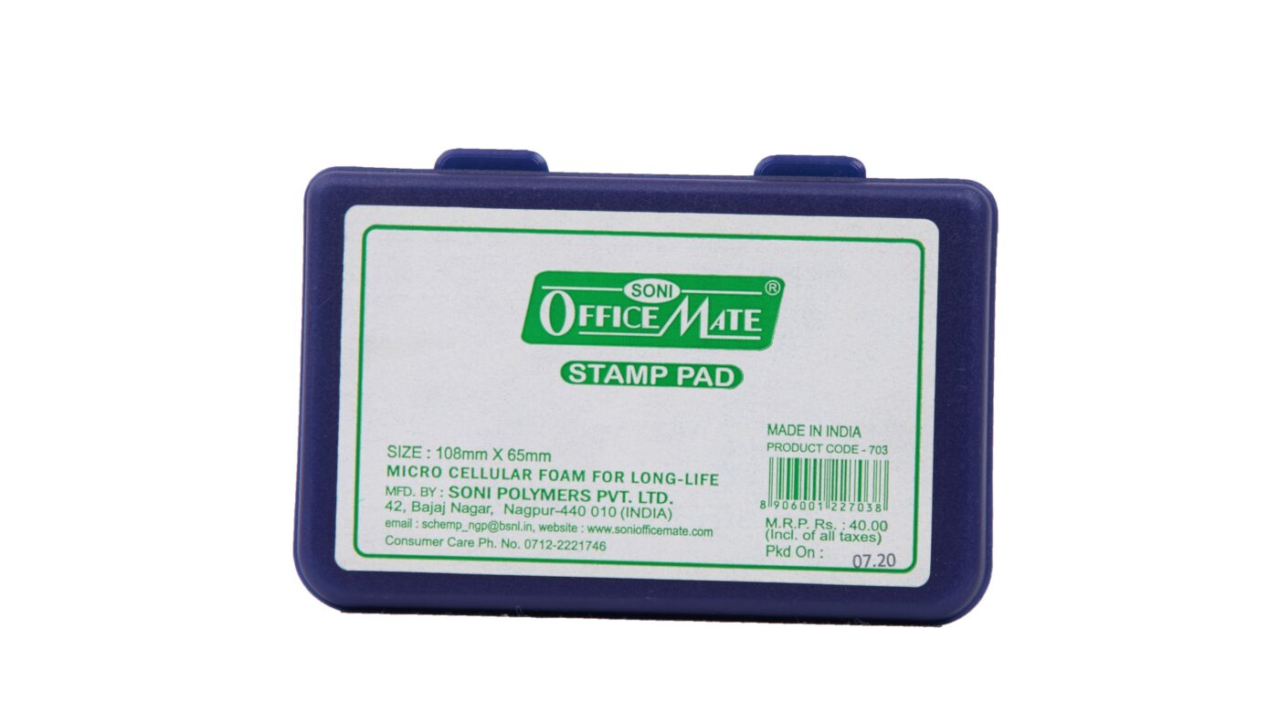 Office Mate Stamp Pad Medium Green - OurStore.in